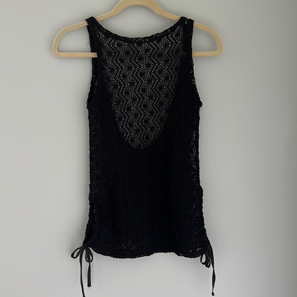 Dresses | Boho Beachy Crotchet Look Cover Up Swim Cover Up Sinched ...